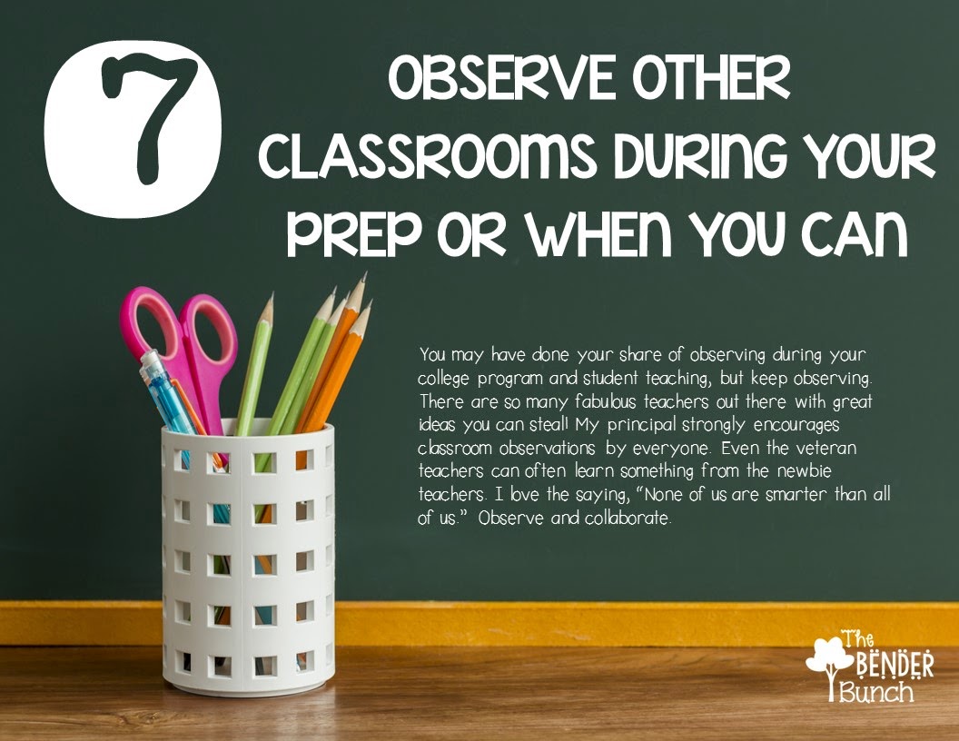 The Bender Bunch: Top 10 Tips for New Teachers