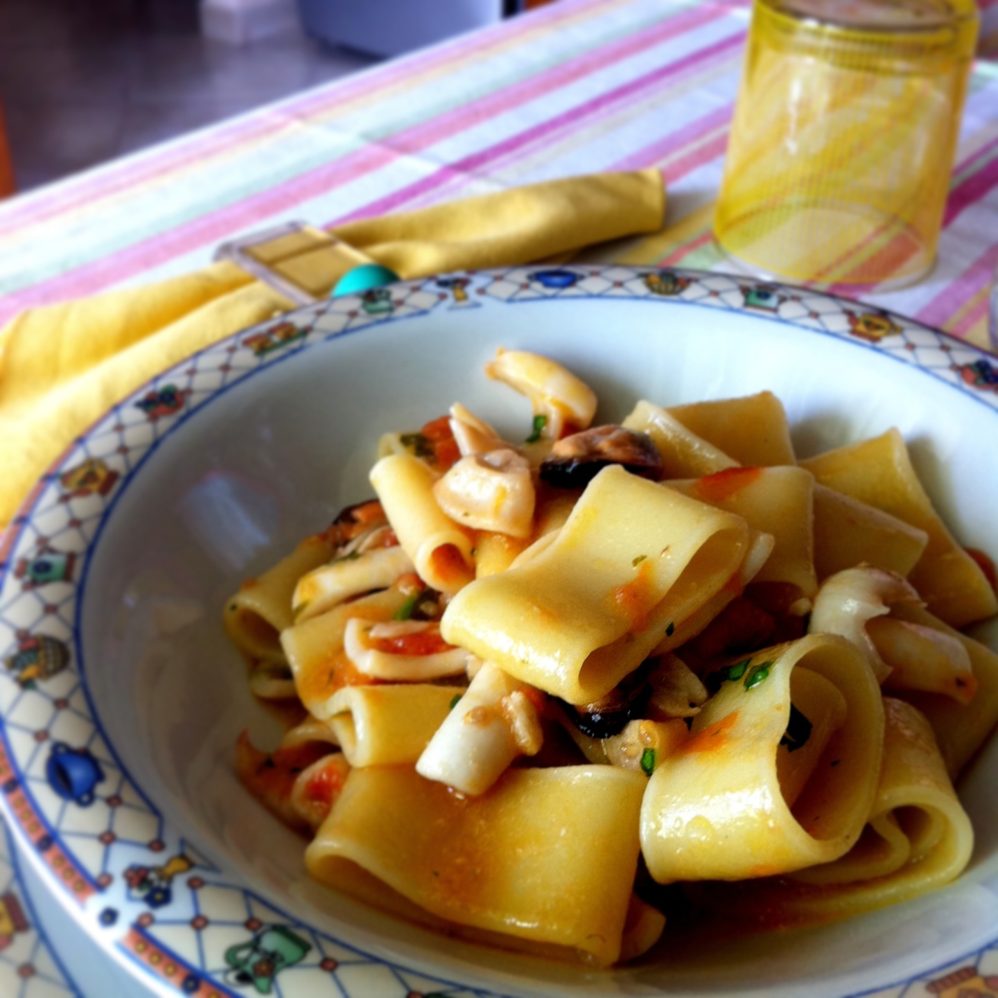 Torsolo di mela ...: CALAMARATA ALLO SCOGLIO