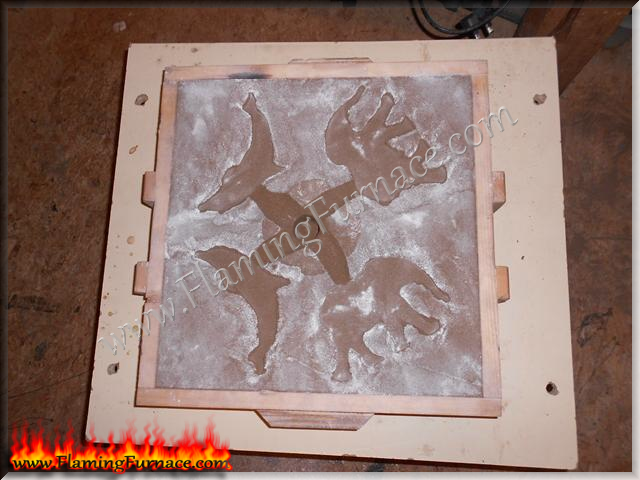 Foundry Sand Casting Project For My Kids Room ~ Metal casting projects