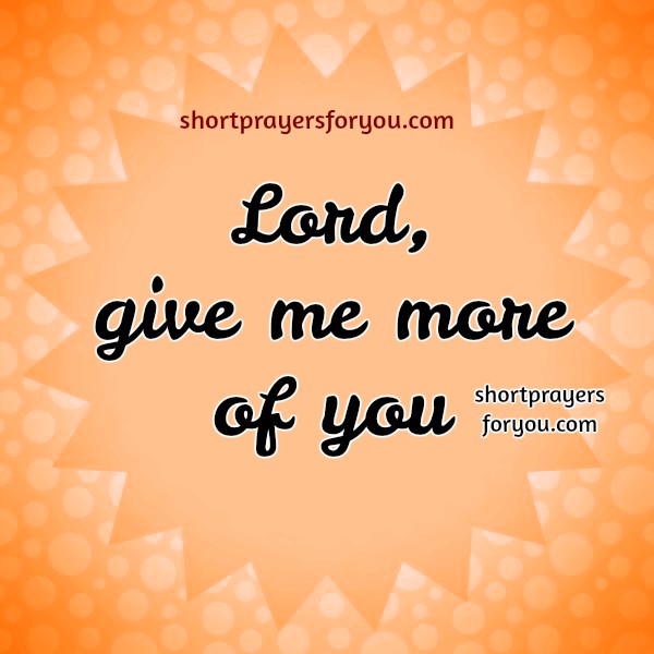 Short Prayer for the Morning