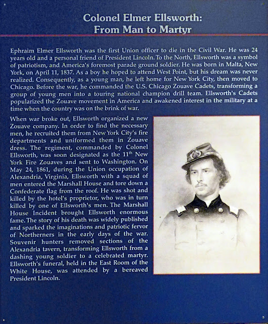 The Portrait Gallery: Elmer Ellsworth