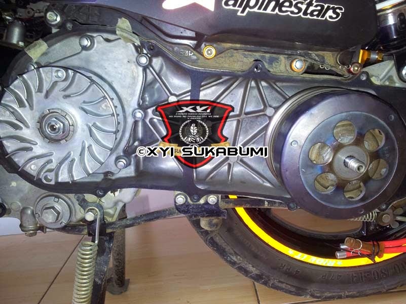 Suka TopSpeed: GANTI PER CVT RACING 1500RPM YAMAHA X-RIDE