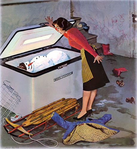 Marie Hanrahan Photography: Freezer scene