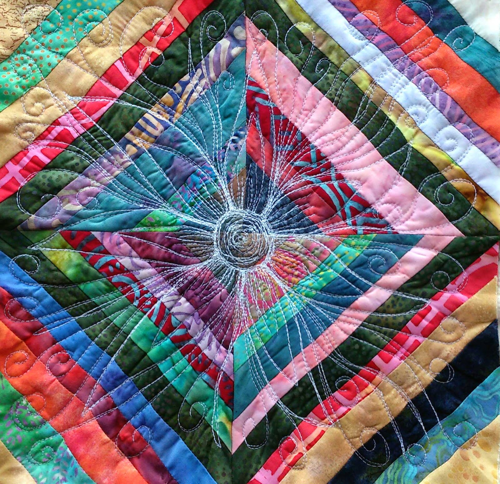 Embroidered Quilt Block Embroidered Quilt Block