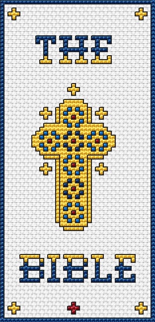 Free Cross Stitch Patterns : THE BIBLE Free Cross Stitch Pattern