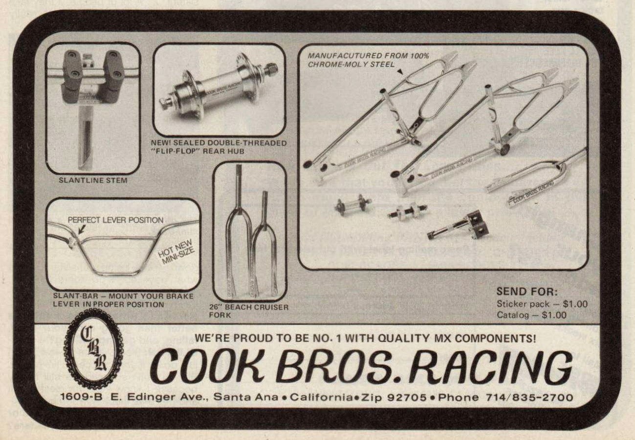 Cook Bros. Slant-Bar Handlebars