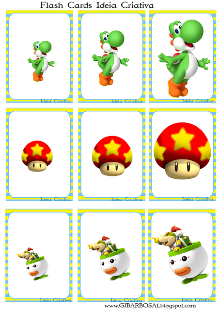 Flash Cards Super Mário