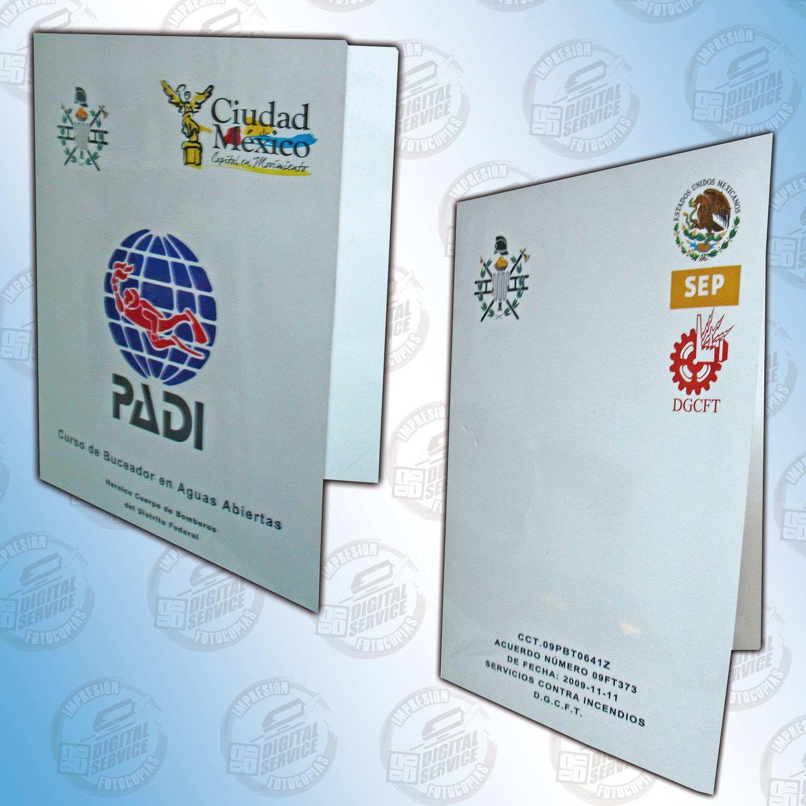 Impresión 24 horas y trabajos urgentes: Folders personalizados!