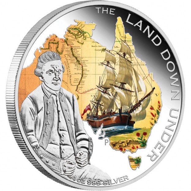 Australia Silver: The Land Down Under – Captain James Cook 2013 One ...