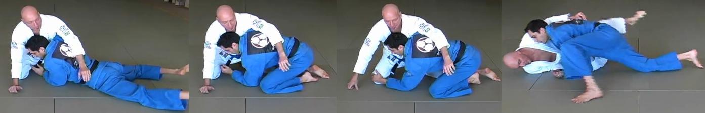 teaching # Side Control Basic Escapes | slideyfoot.com [back-up]