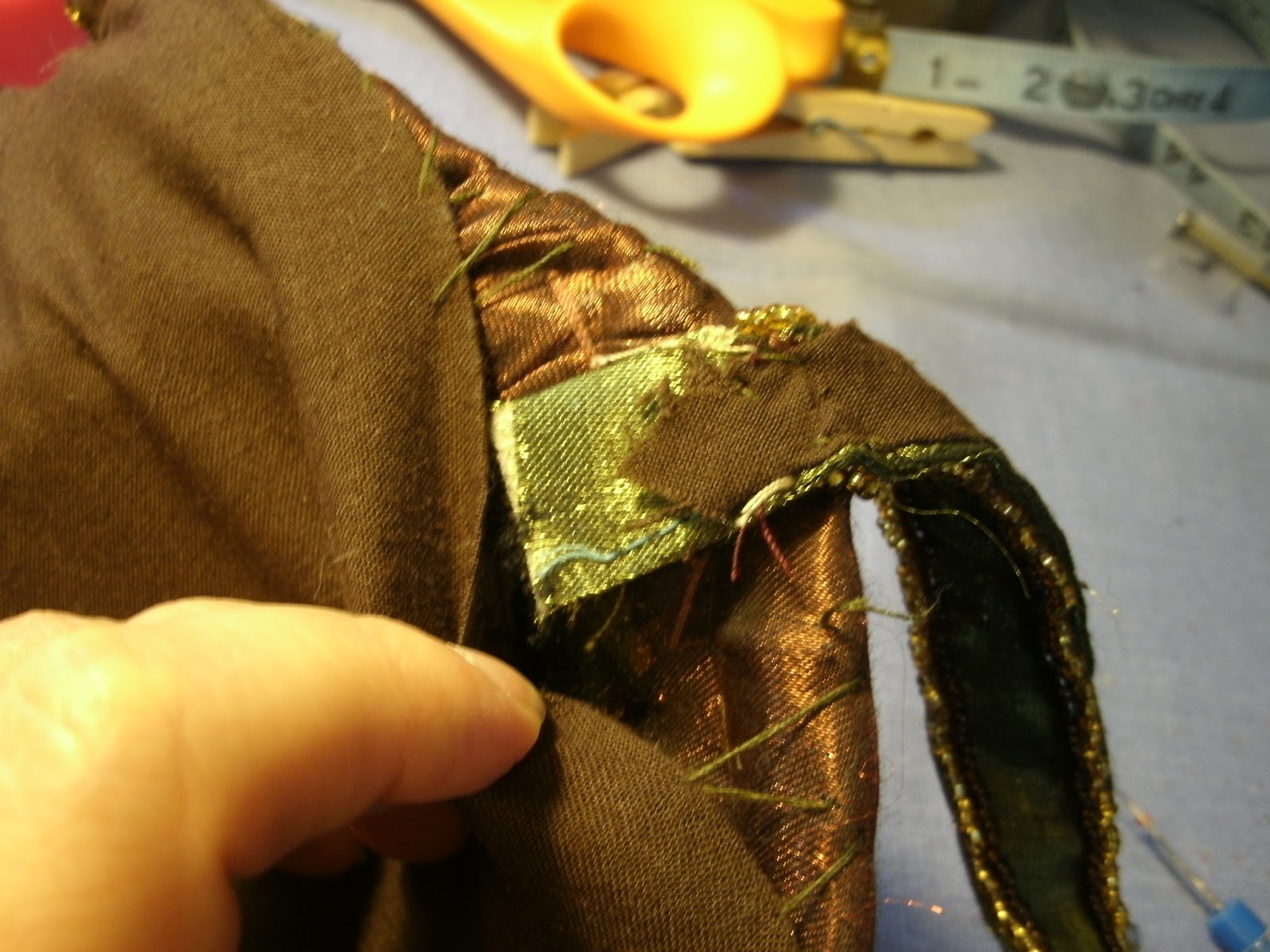 Naima's Bellydance Blog: Tutorial: Shortening Straps Without Cutting Them