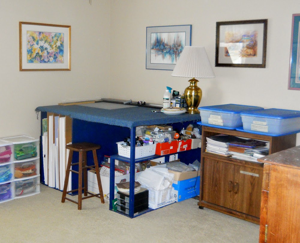 Martha Kisling Art With Heart : Can Your Art Studio Be Too Clean?