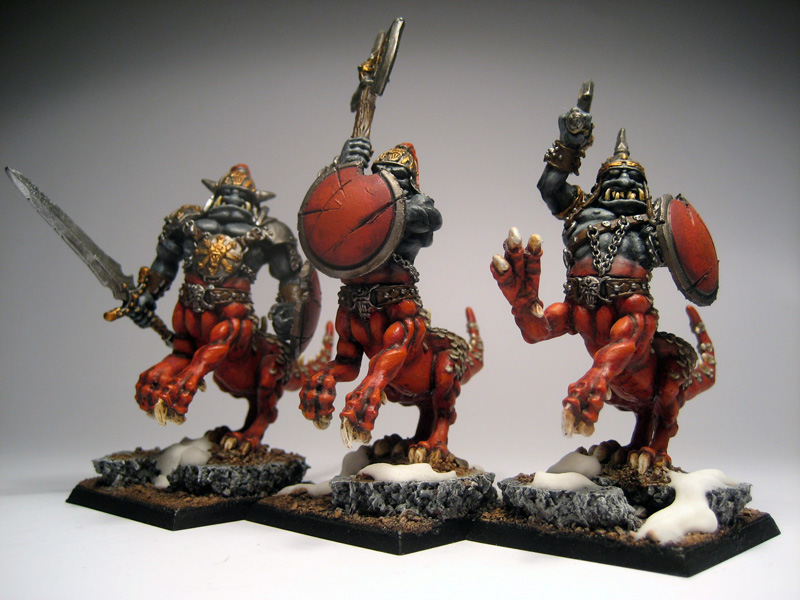 Miniatures Art Team: dragon ogres