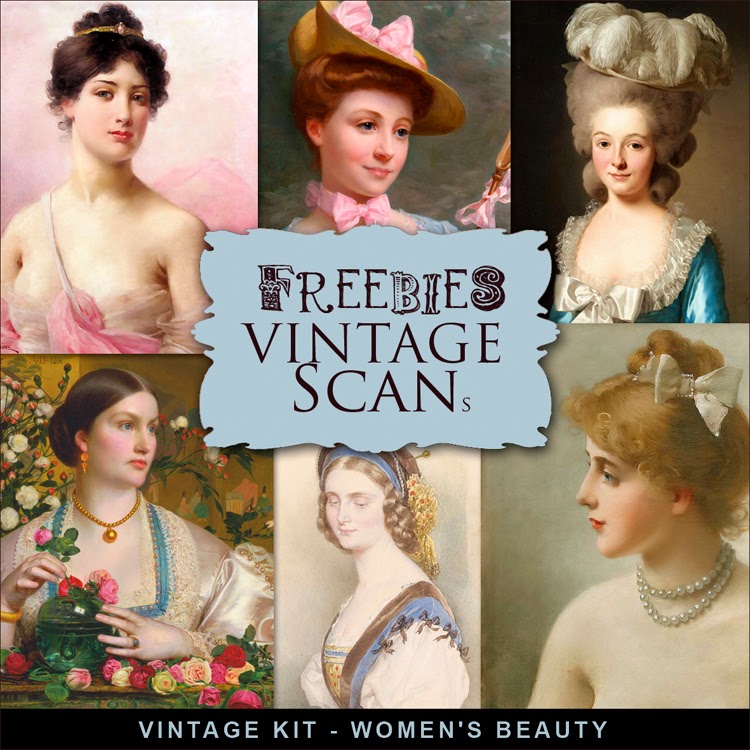 New Freebies Vintage Kit - Women's Beauty:Far Far Hill - Free database ...