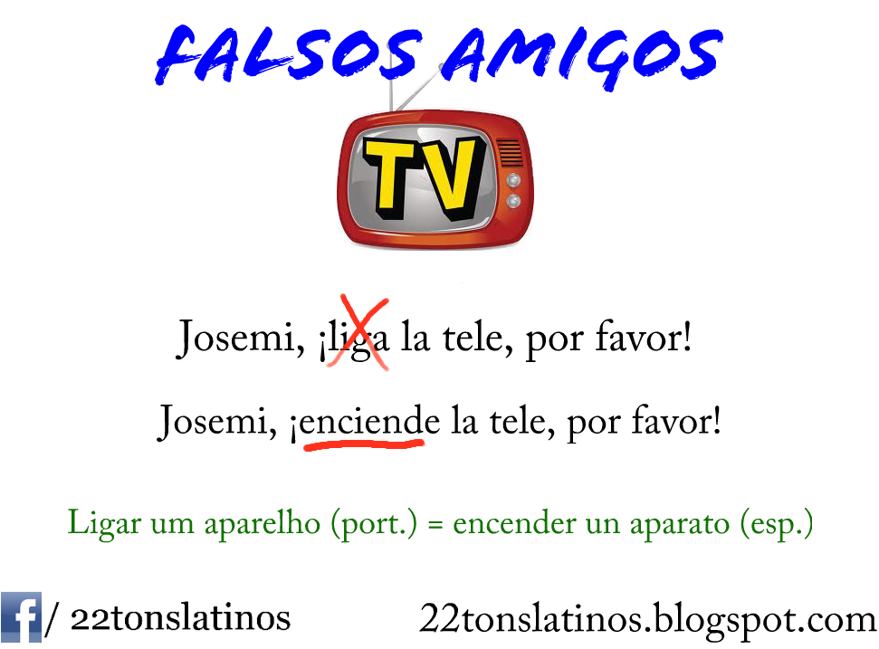 Como se diz "encender" em português? - 22 Tons Latinos