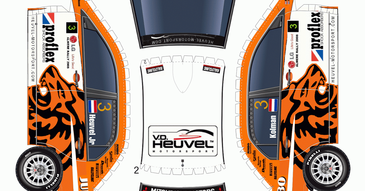 SP. Papel Modelismo: PaperCraft 2008 Mitsubishi Lancer Evolution IX