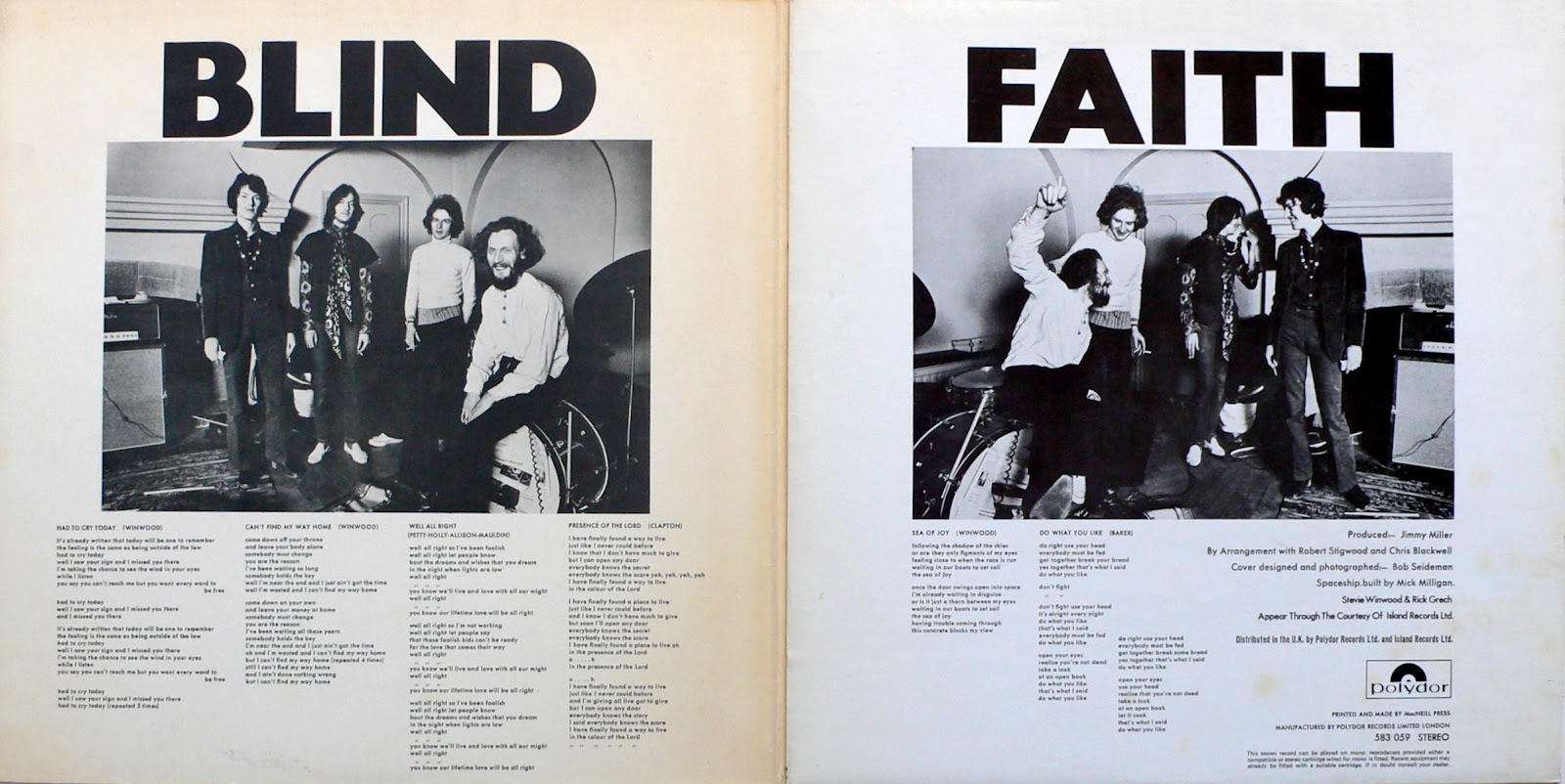 1969 Blind Faith - Blind Faith - Rockronología