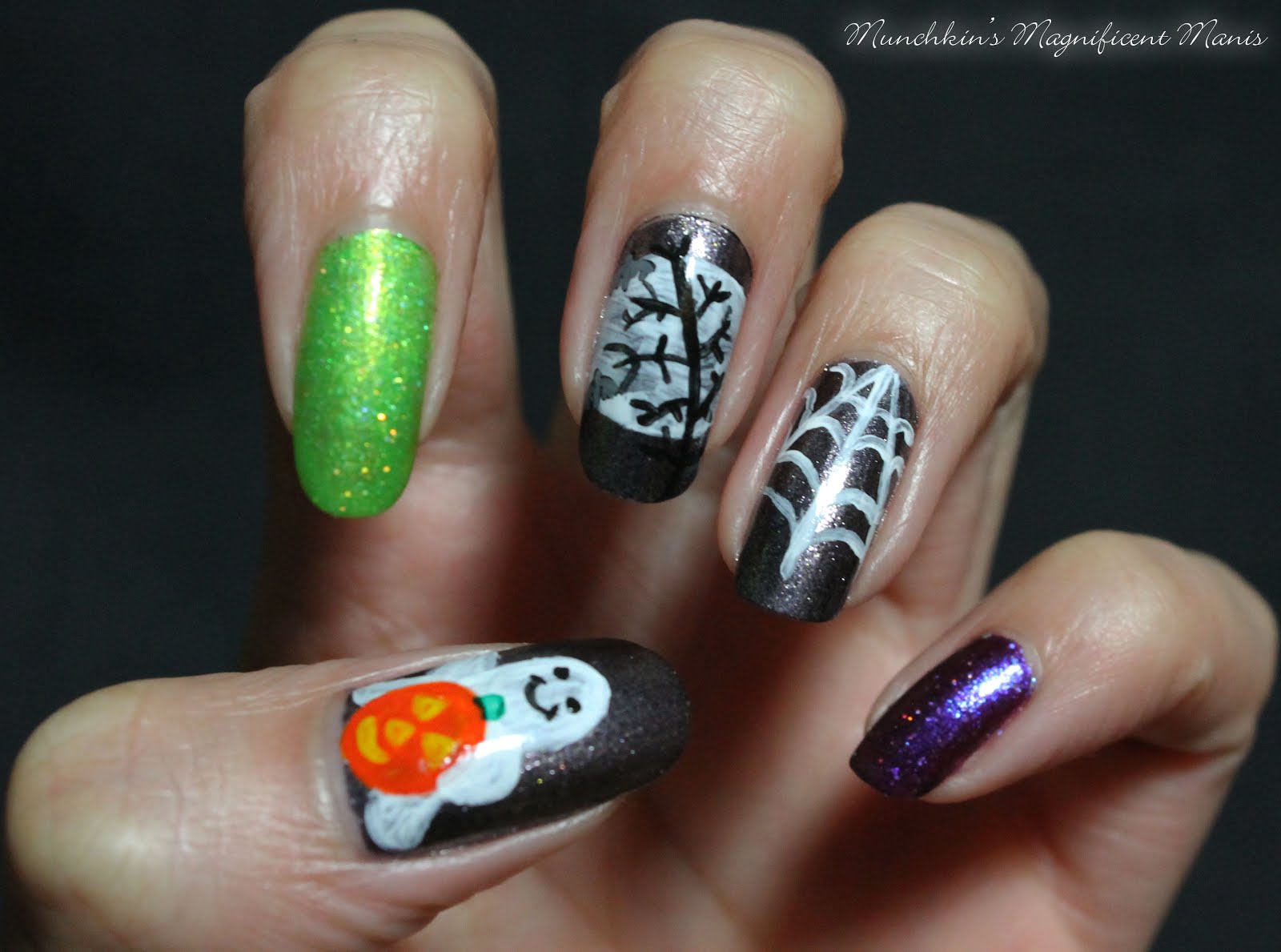 Munchkin’s Magnificent Manis: Boo- Halloween Nail Design
