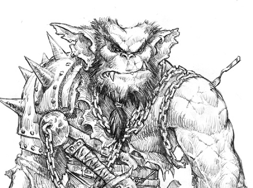 BugBear. for reference. | Fantasy races, Character art, Art
