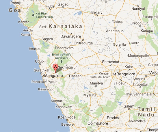 an English in India: Ujire, Karnataka