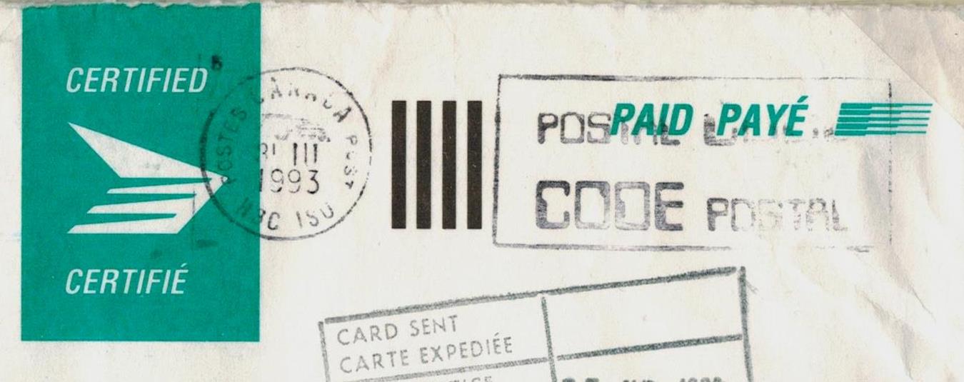 Postal History Corner: Certified Mail