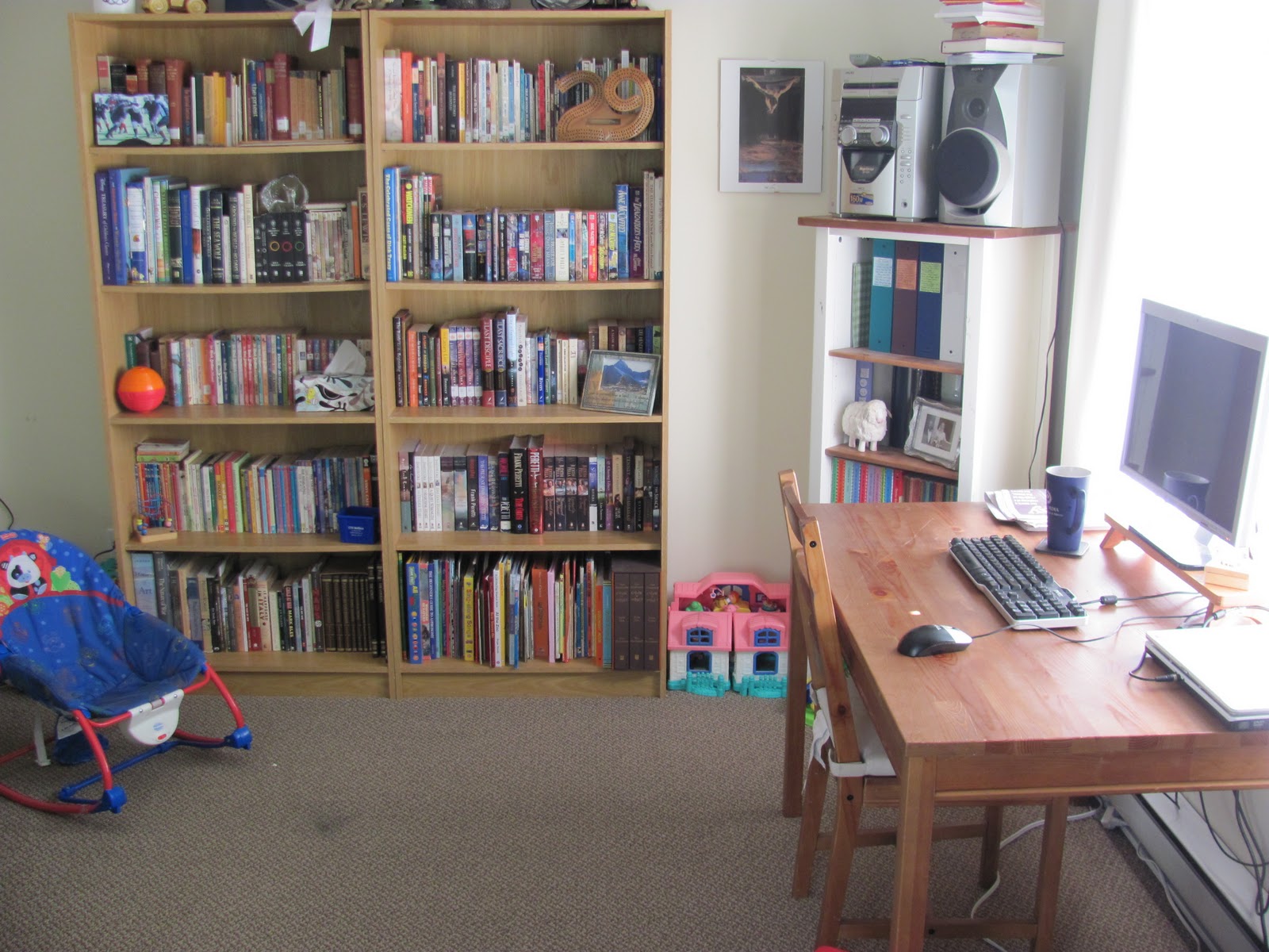 Organized Chaos (or what my house looks like with two little girls)