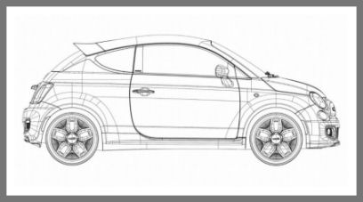 5ooblog | FIAT 5oo: New Fiat 500 Coupé Zagato drawings