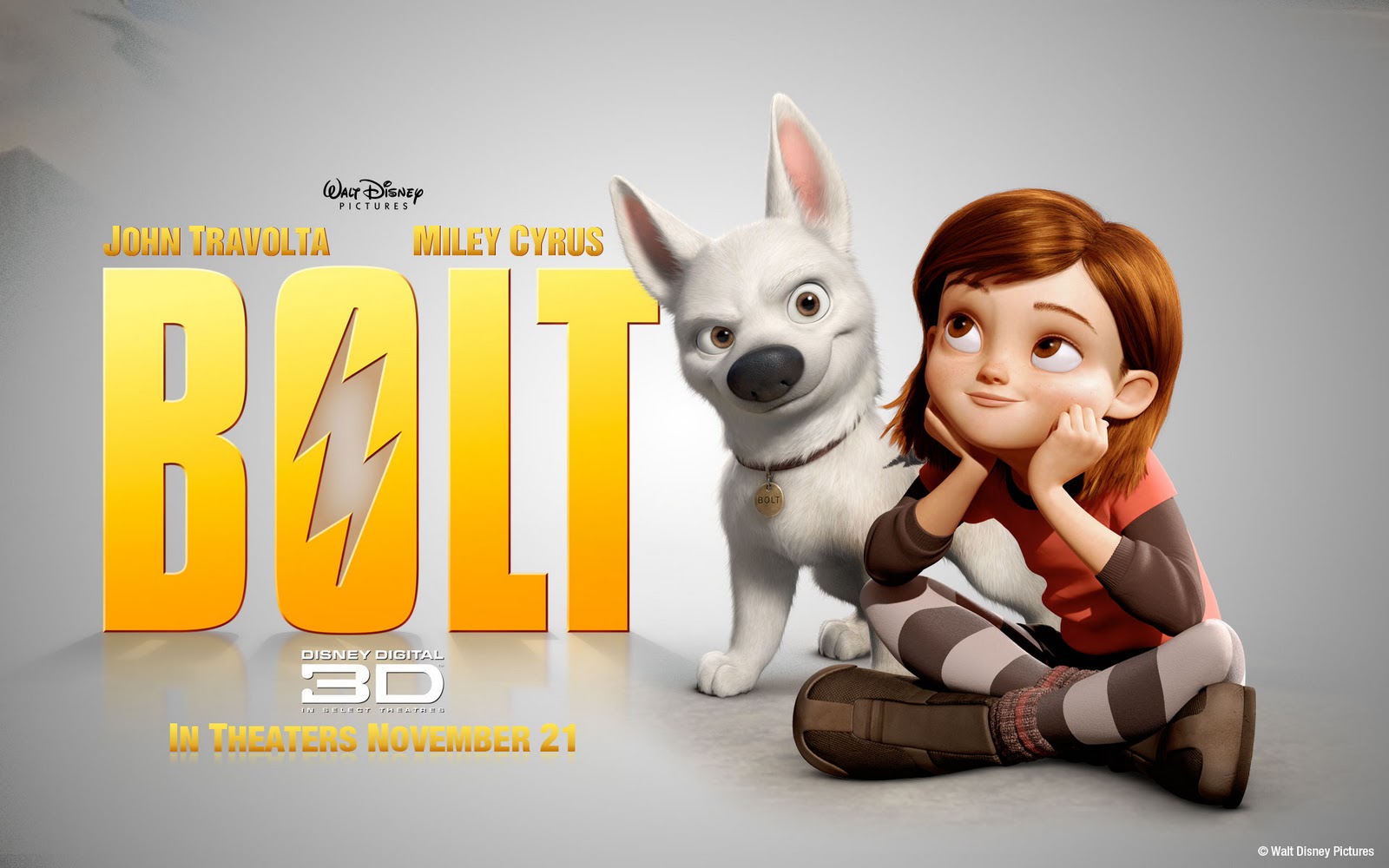 CARTOONS: Bolt movie posters and wallpaper