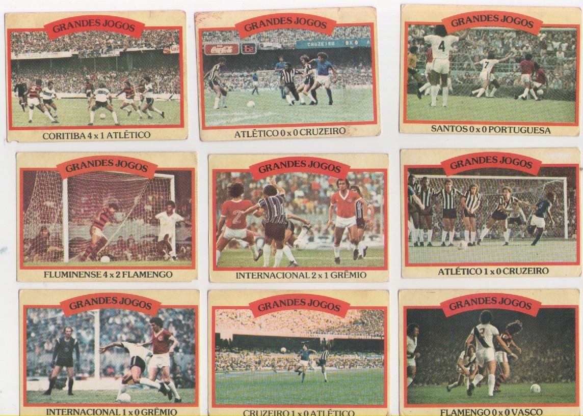 FUTEBOL CARDS GRANDES JOGOS