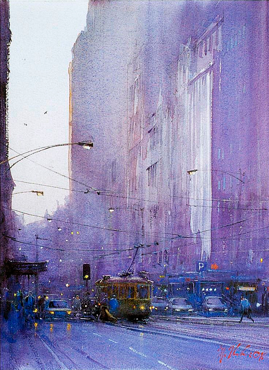 Joseph Zbukvic, 1952 | Watercolour Cityscape painter | Tutt'Art ...