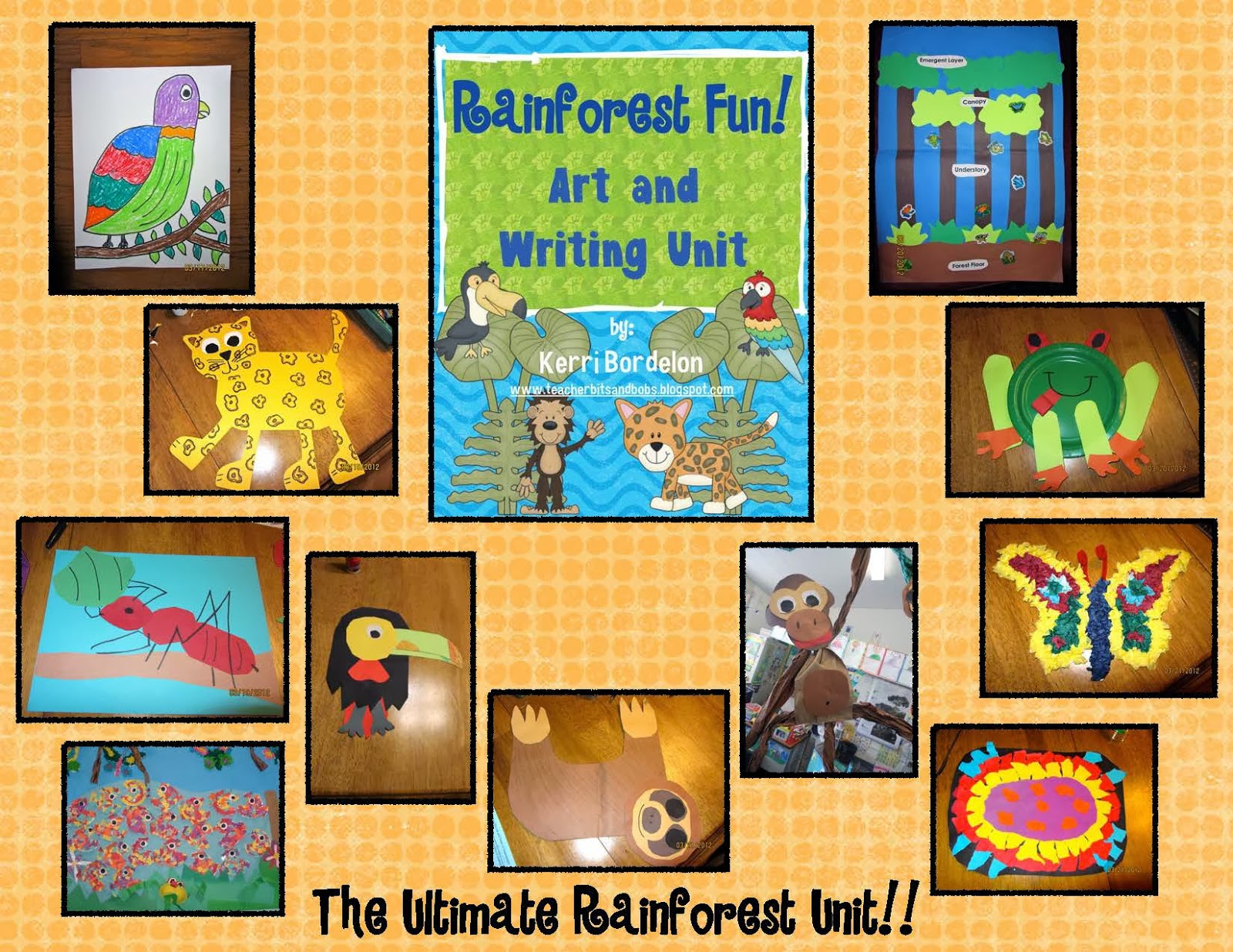 Blog Hoppin': Rainforest Fun for Open House!