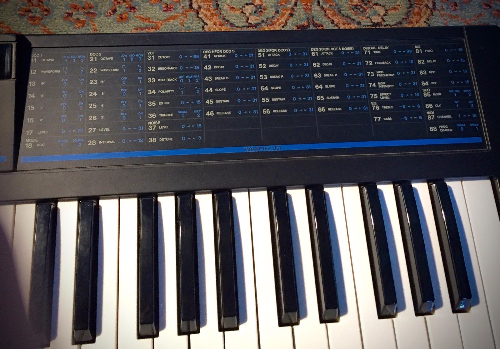 MATRIXSYNTH: Korg Poly 800 II 49-Key Polyphonic Analog Synthesizer