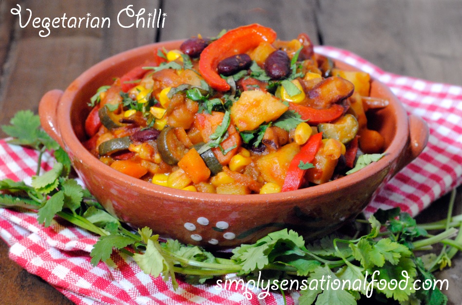 Vegetarian Chilli ~Secret recipe club November 16th 2015 | simply.food