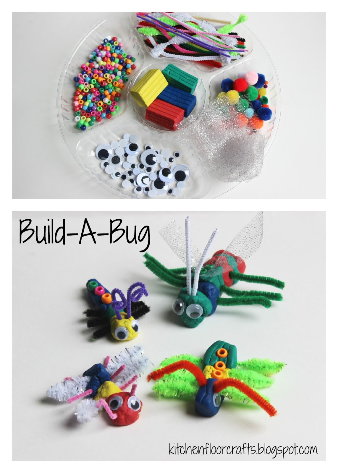 Kitchen Floor Crafts: Bug Week (Simple Summer Theme #1)
