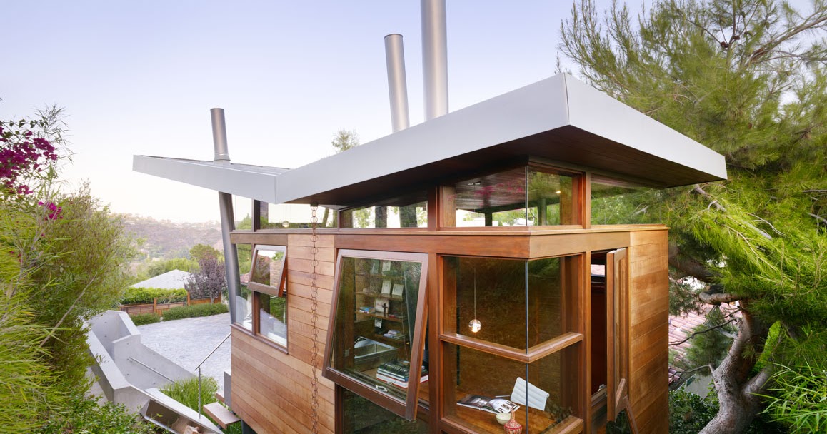 Beautiful Modern Treehouse Design, Los Angeles, California: Most ...