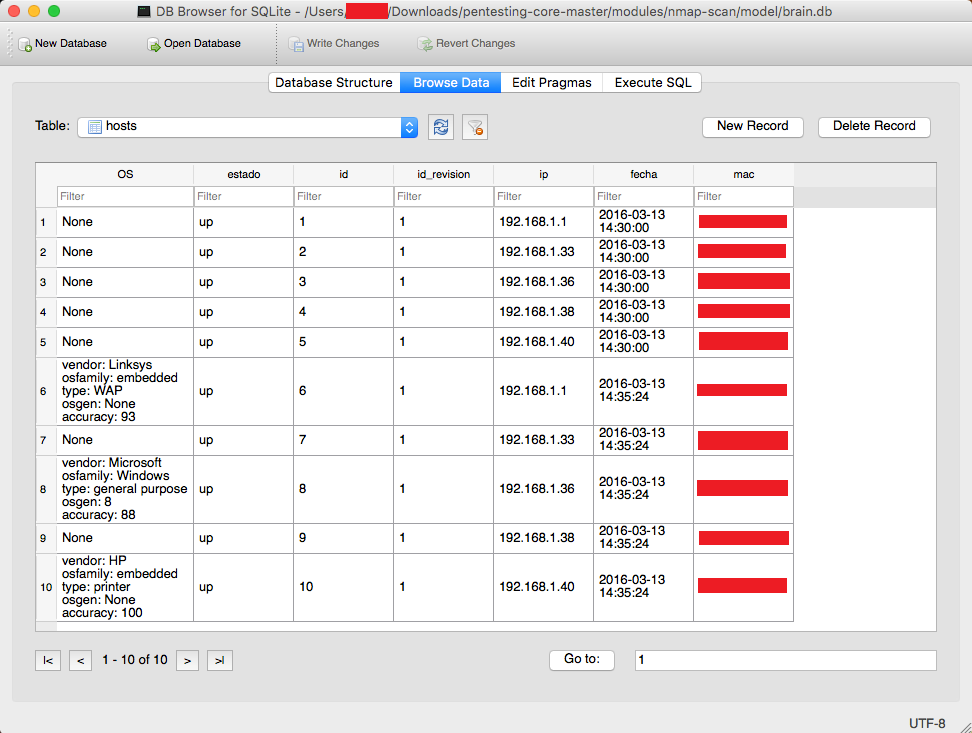 Carlos A Molina: TFG II. Nmap-scan. Escaneo de hosts