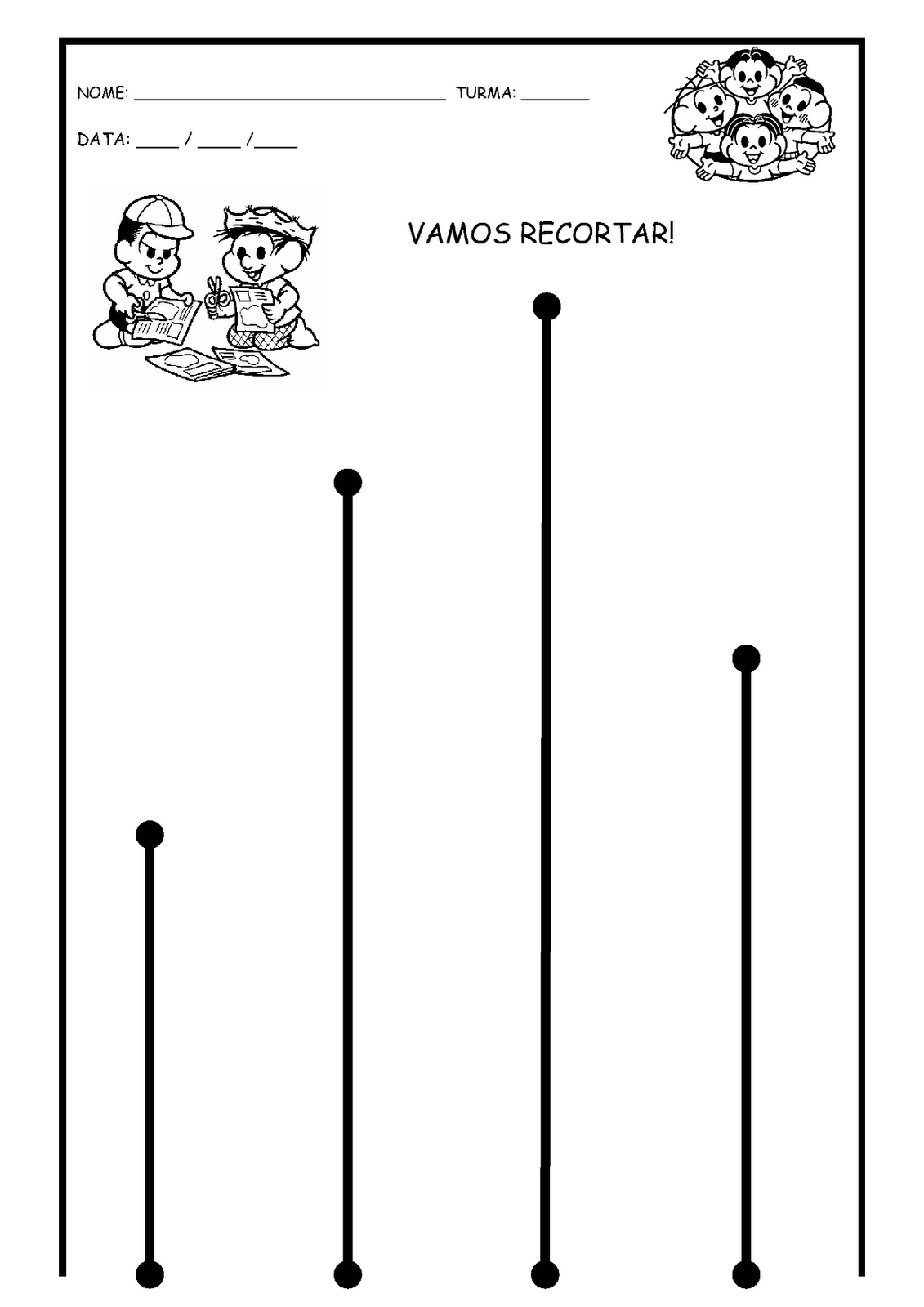 Atividades diversas de recorte ~ Atividade para imprimir