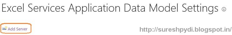 Configuring Excel Services in SharePoint 2013 - II - Things to share