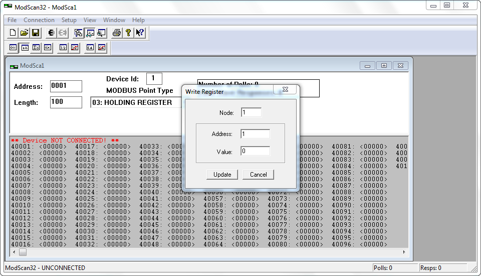 ModScan MODBUS PROTOCOL ~ รับทำโปรเจค ทำ Hardware เขียนโปรแกรม ...
