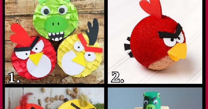 Dollar Store Crafter: 4 Angry Bird Kids Crafts
