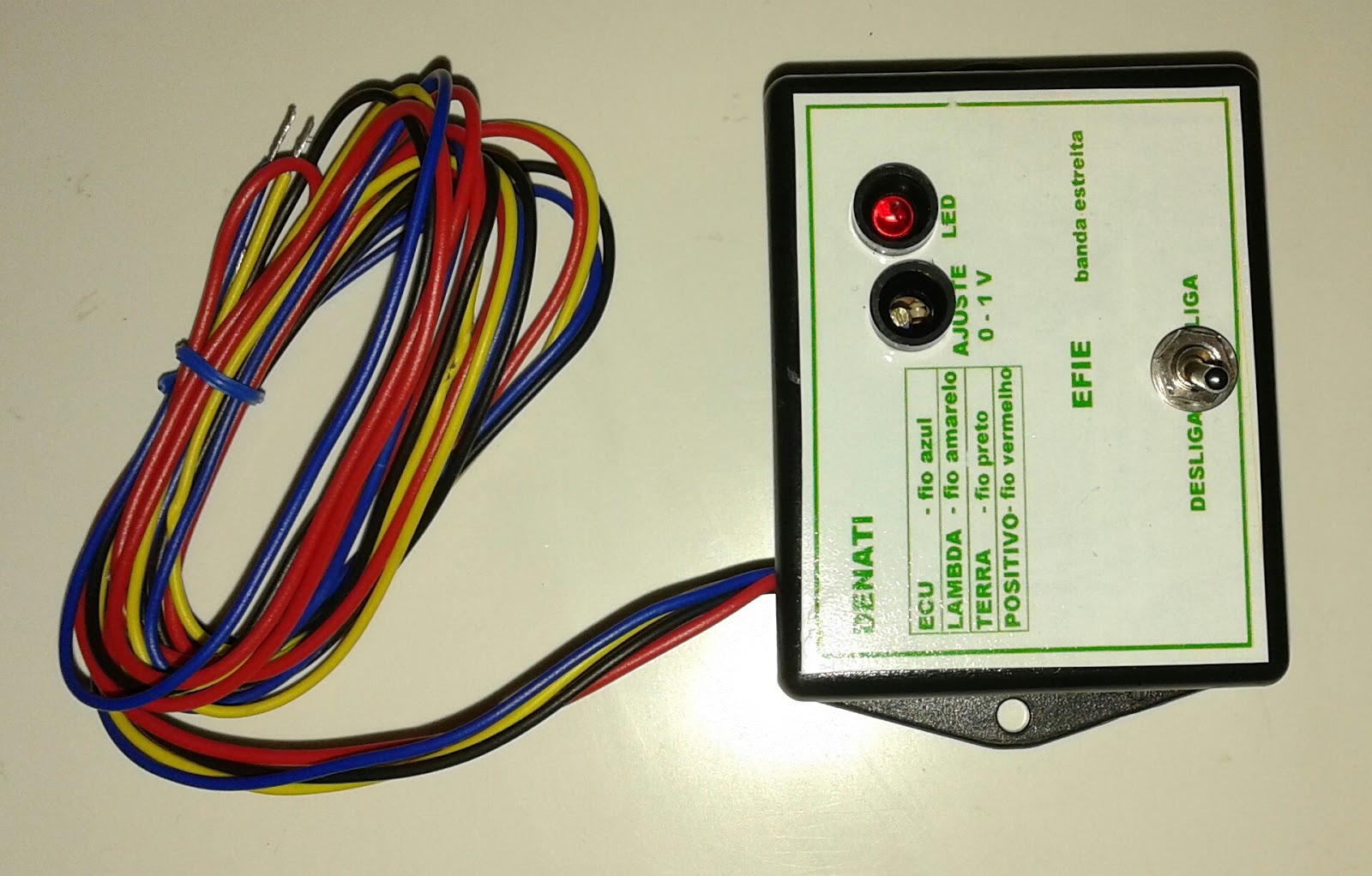 Montagens eletrônica: EFIE para veículo com Hidrogênio (HHO)