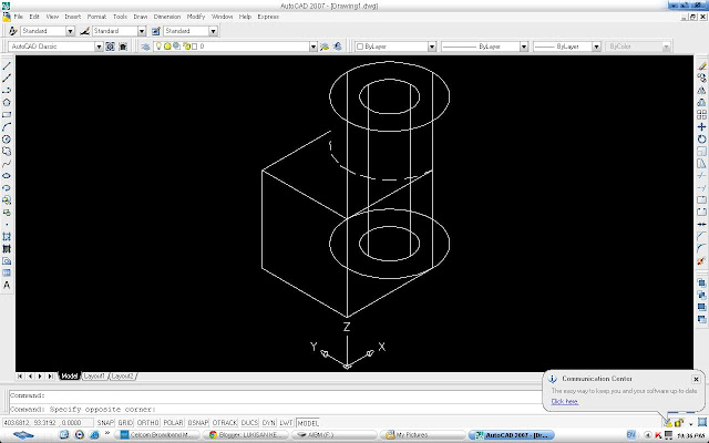 LUKISAN KEJURUTERAAN BERBANTU KOMPUTER (AUTOCAD): Melukis Objek Dengan ...