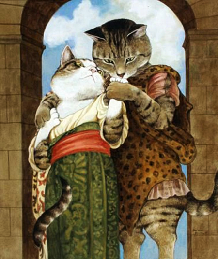 Il mondo di Mary Antony: Susan Herbert - cats art