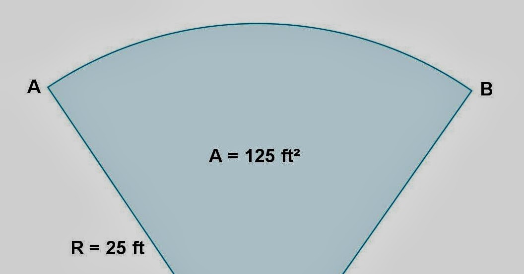Math Principles: Circular Sector Problems