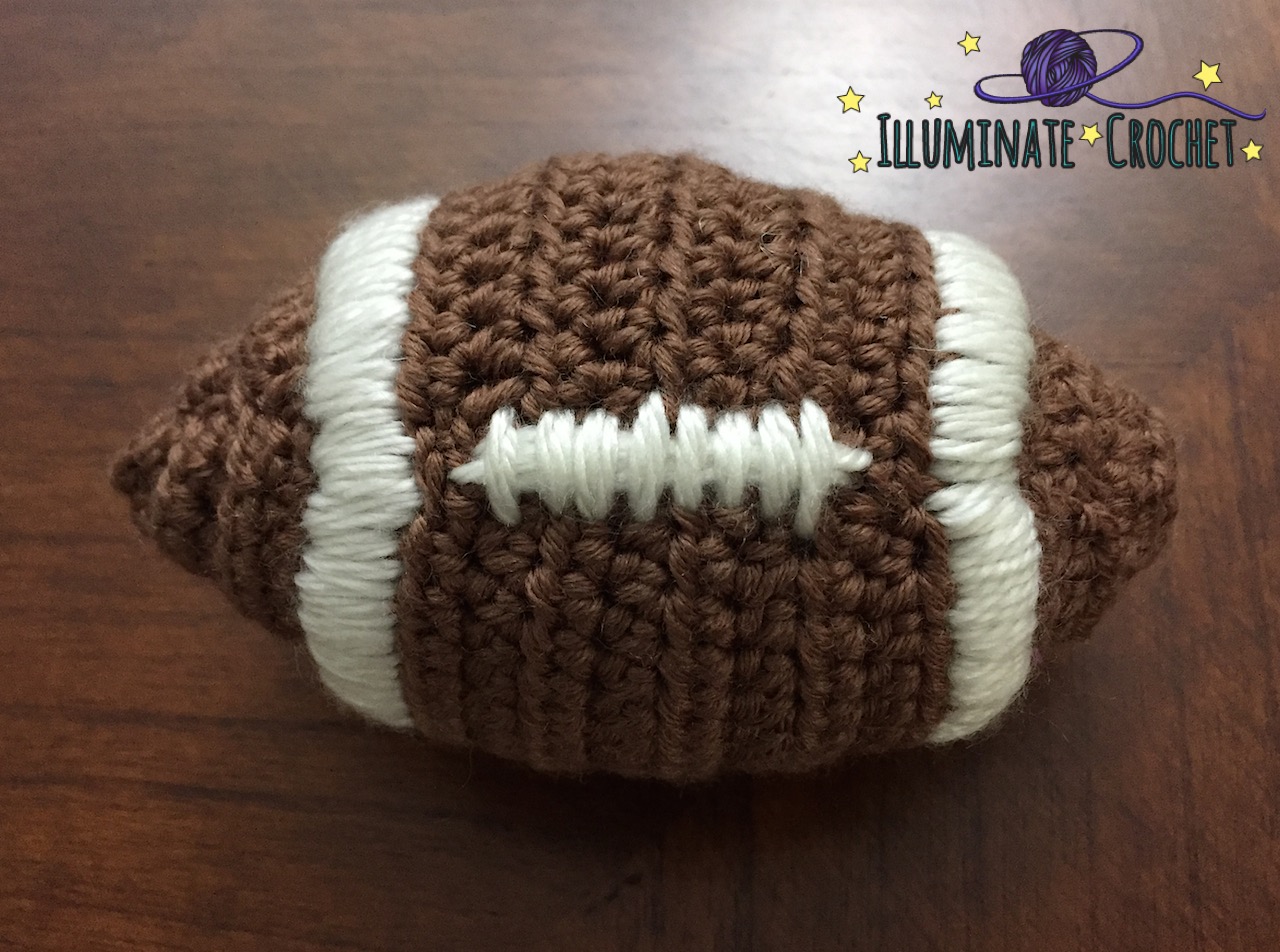 Illuminate Crochet: Little Crochet Football Pattern