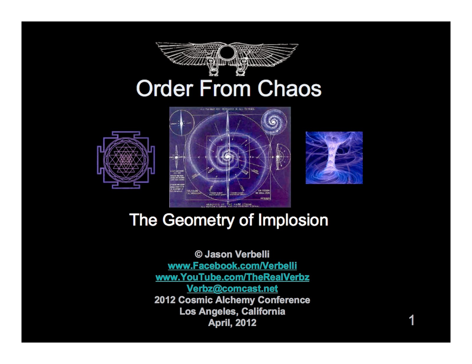 Order from Chaos - The Geometry of Implosion (Presentation ...