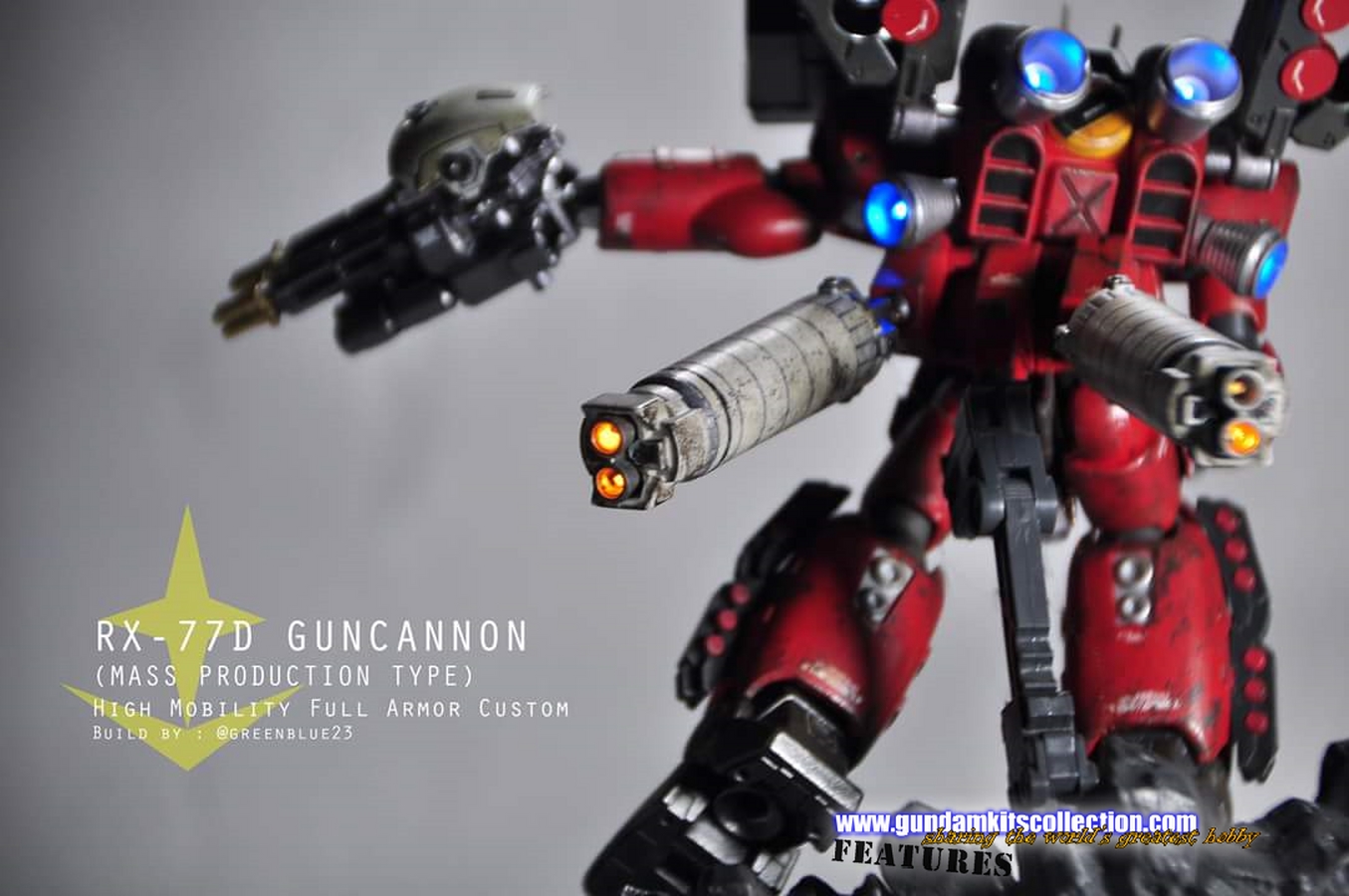 Custom Build: 1/144 Assault Guncannon - High Mobility Full Armor Custom