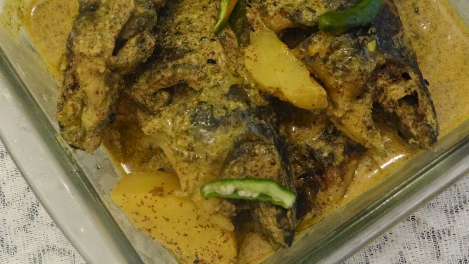 apigeonnapie: Sorse Tel Koi/Climbing Perch Fish in Mustard