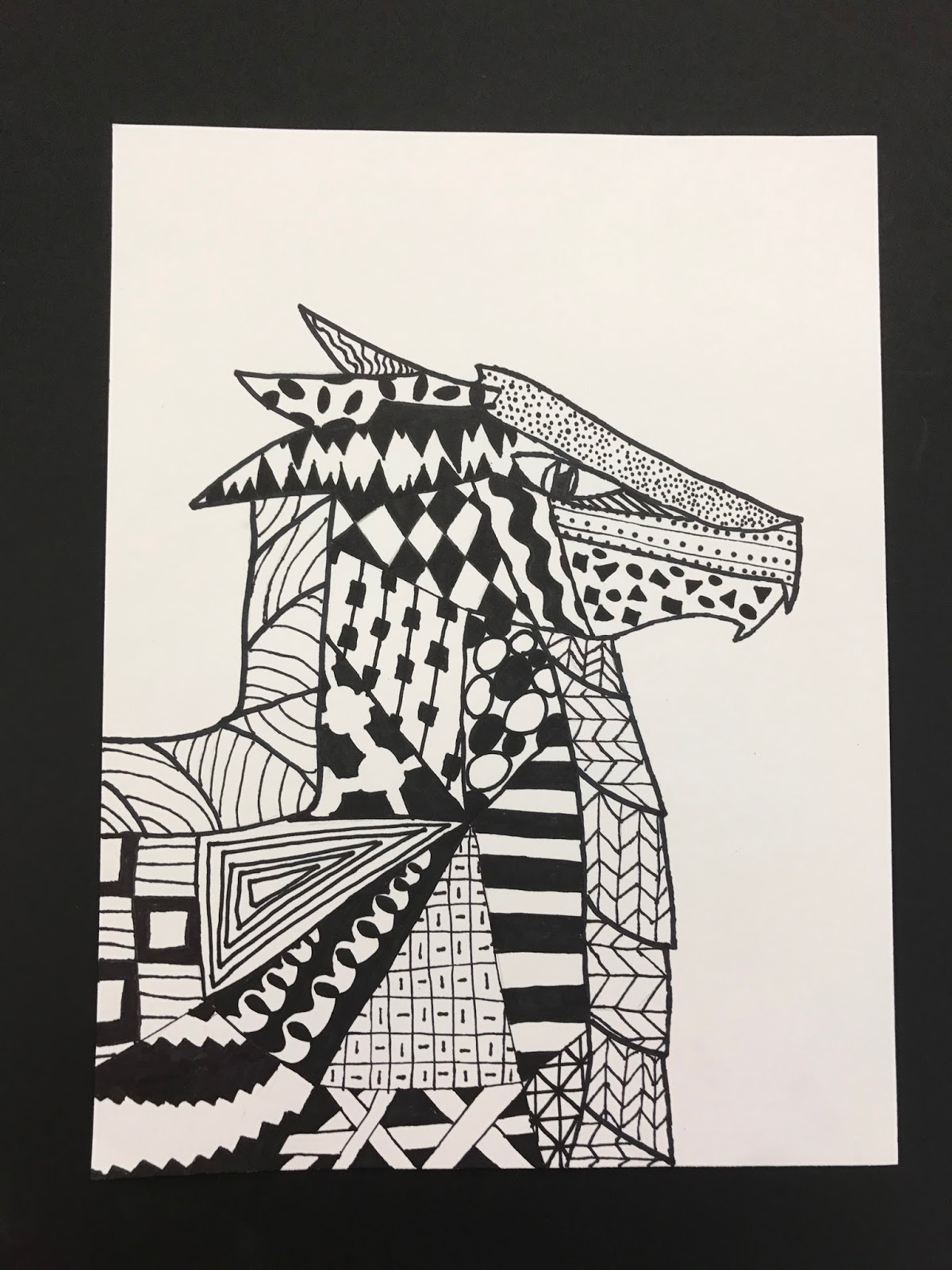 I Heart Art: 8th Grade Zentangle