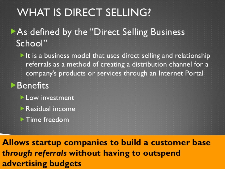 What is Direct Selling? - Inspiring India